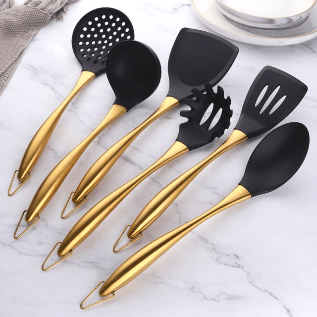 Gold Cooking Utensils Set (6PCS)