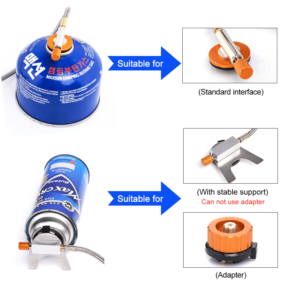Portable Camping Gas Stove - Mini Backpacking Stove - Small Burner Sto