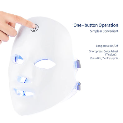 7 Colors LED Therapy Face Mask