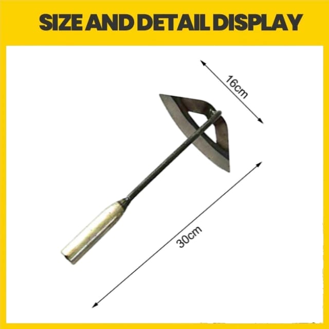 Garden Hoe Tool - Small Hoe - Hollow Hand Hoe